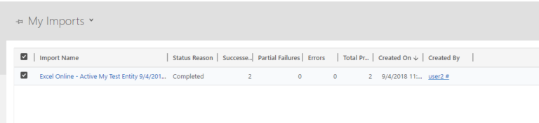 Rights Required for Bulk Edit Records in Excel Online