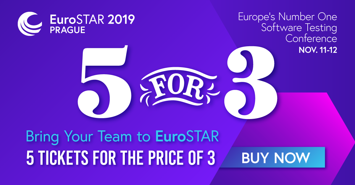 ES2019_5_For_3_Group_Offer_Facebook_Post_Rev01_A | EuroSTAR Huddle