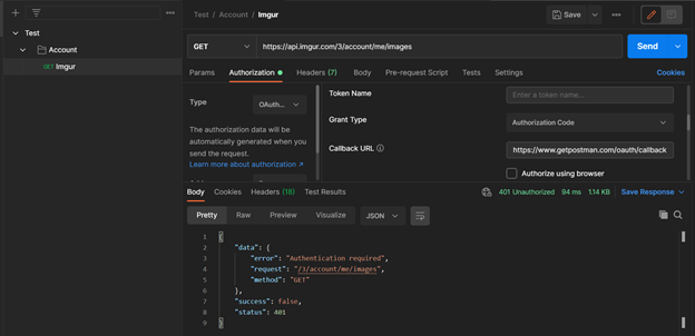 Testing OAuth 2.0 Using PostMan | EuroSTAR Huddle